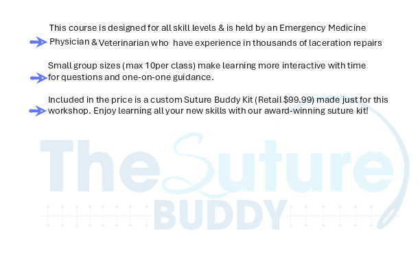 Online Suture Course (3 Hours) – The Suture Buddy